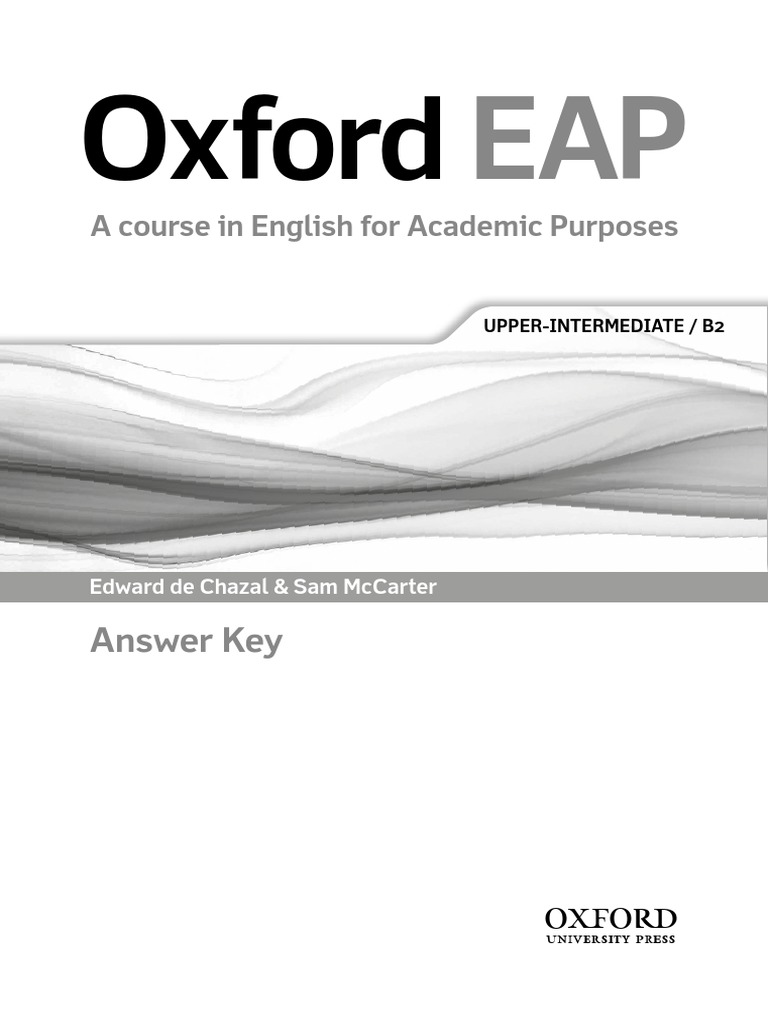 Oeap b2 THB Answerkey All Units | PDF | Herbivore | Foods