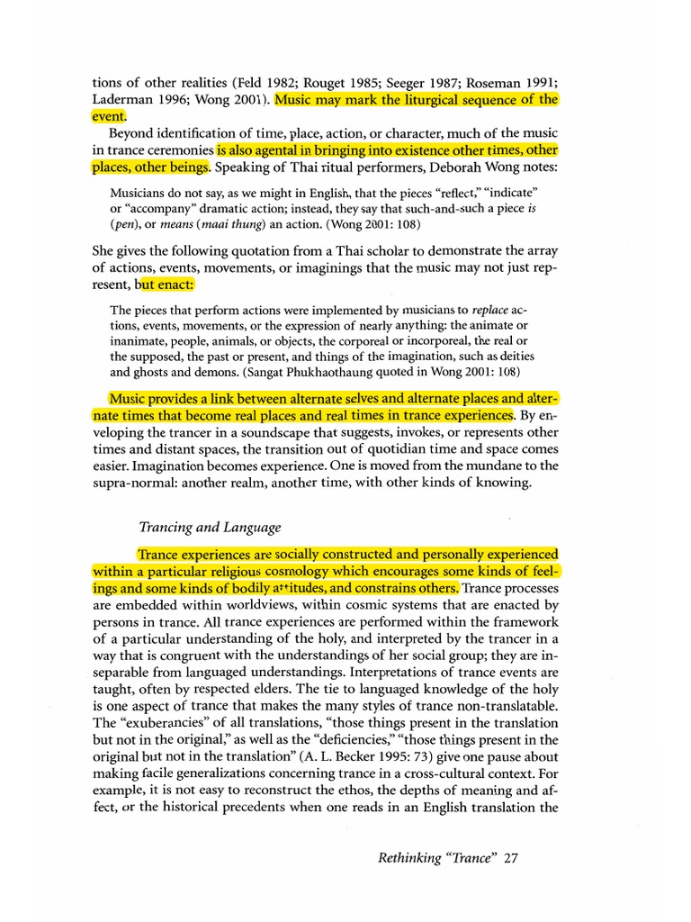 Is (Pen), Means (Maai Thung) : Trancing and Language | PDF | Trance ...