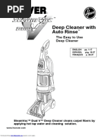 Hoover Steamvac Owners Manual | PDF | Vacuum Cleaner | Housekeeping