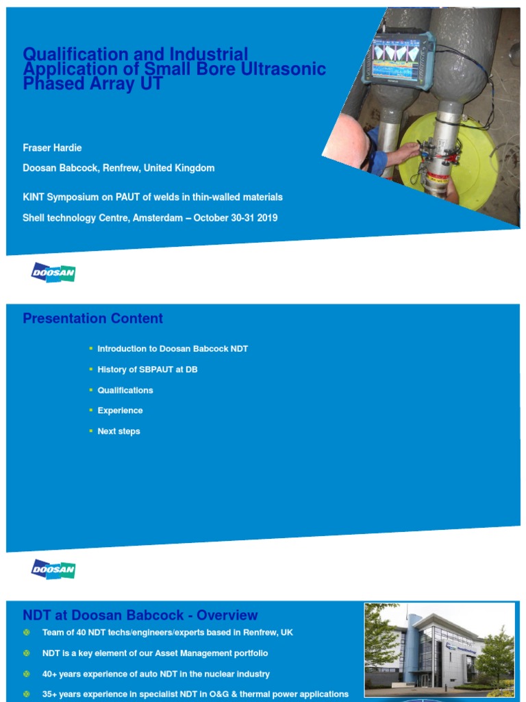 Fraser Hardie Rev. 2 Sbpaut For Kint Issue 2 | PDF | Nondestructive ...