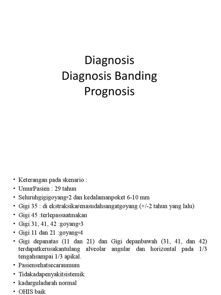 Diagnosis, DB, Dan P | PDF