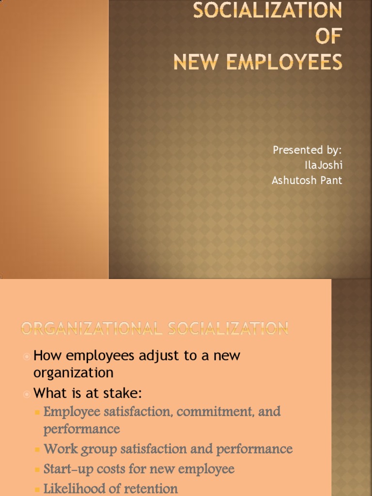 Socialisation of New Employees | PDF | Socialization | Employee Retention