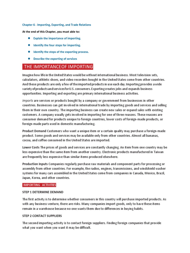 Chapter 6. Importing Content – GLJY