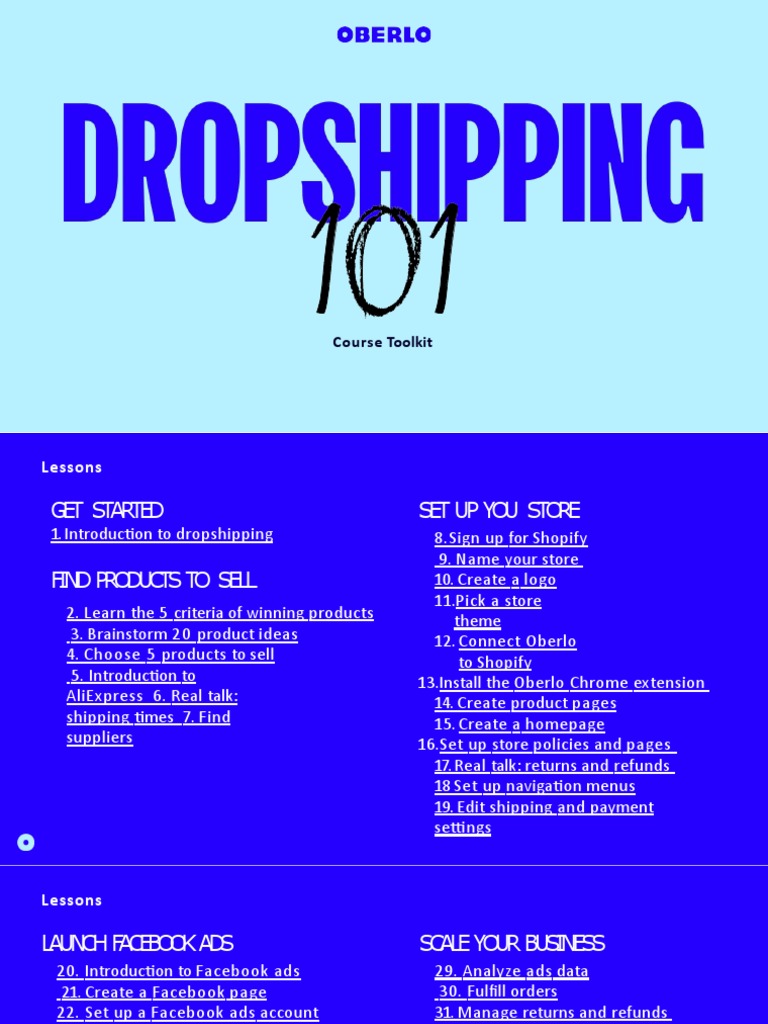 Set up your dropshipping store in 20 steps | PDF | Facebook | Menu ...