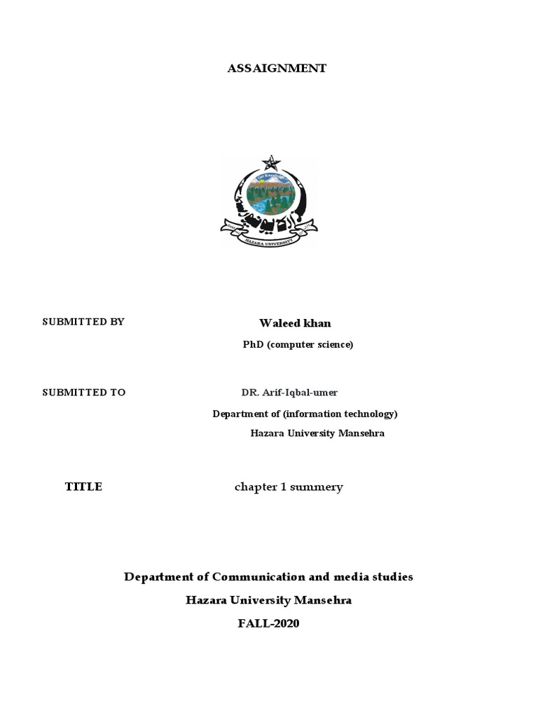 Summery Chapter 1 | PDF | Argument | Bias