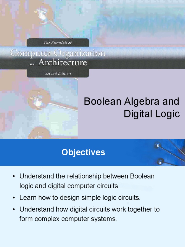 Boolean Algebra and Digital Logic | PDF | Logic Gate | Boolean Algebra