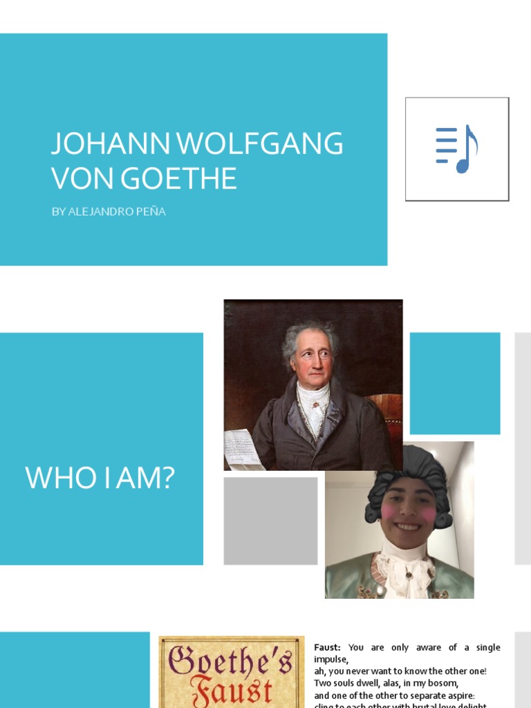 Johann Wolfgang Von Goethe | PDF