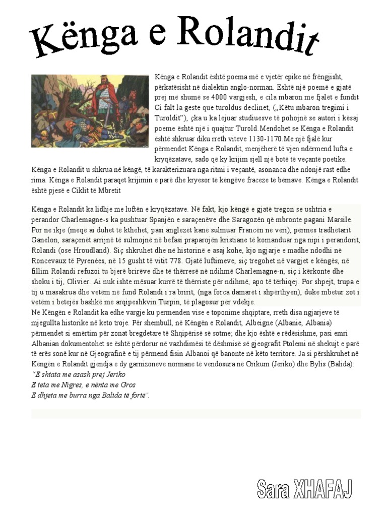 Kenga e Rolandit | PDF