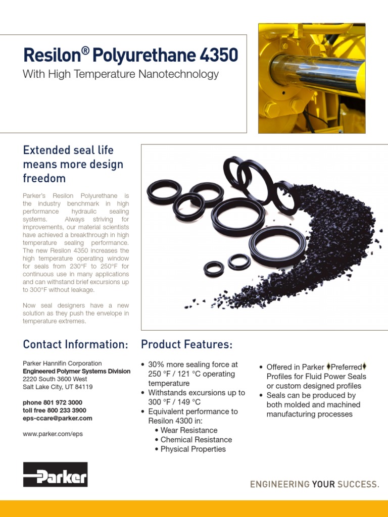 Resilon Polyurethane 4350 | PDF | Leak | Polyurethane