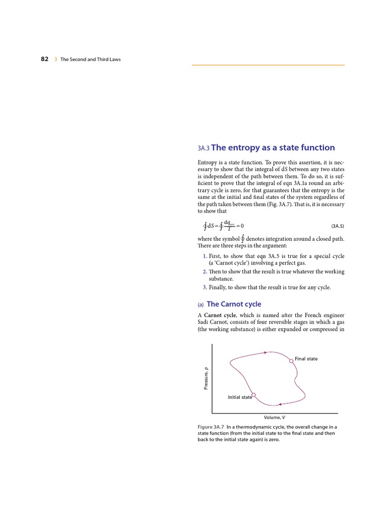 Explaining How Entropy is a State Function Through Analysis of a Carnot ...