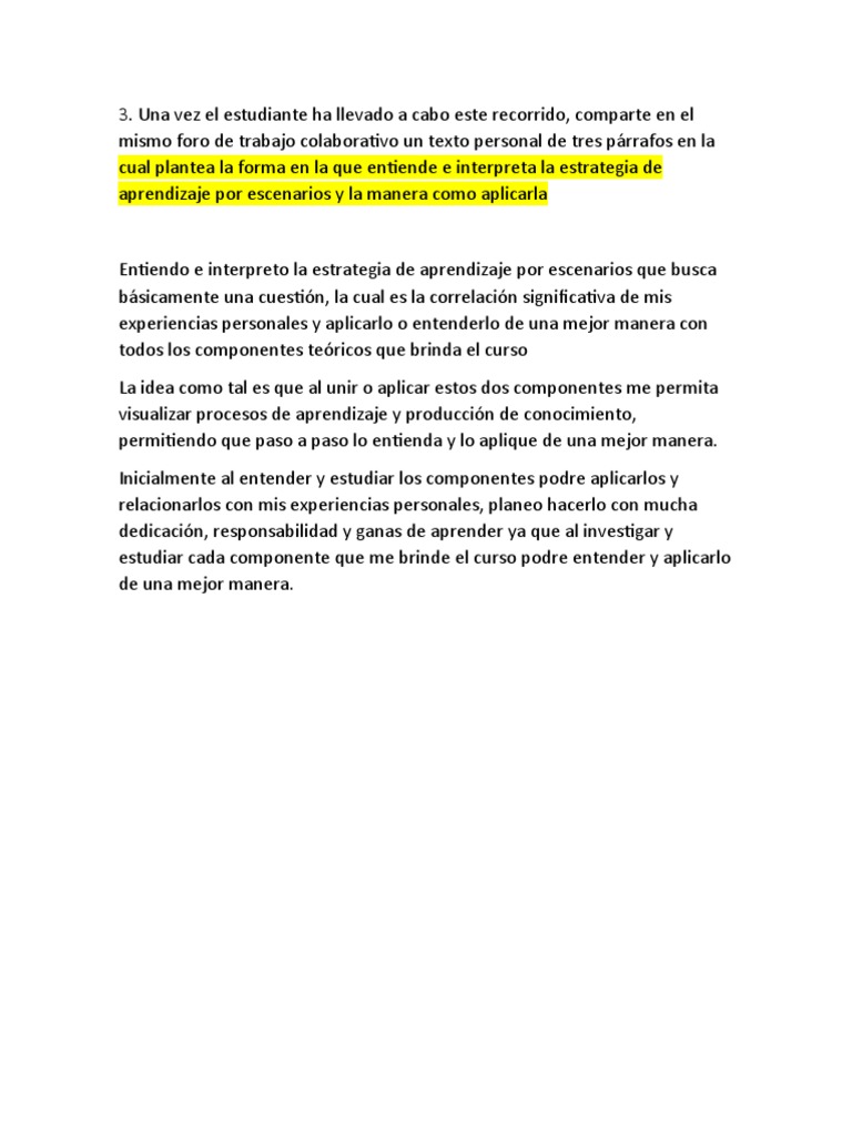 Texto de 3 Parrafos | PDF