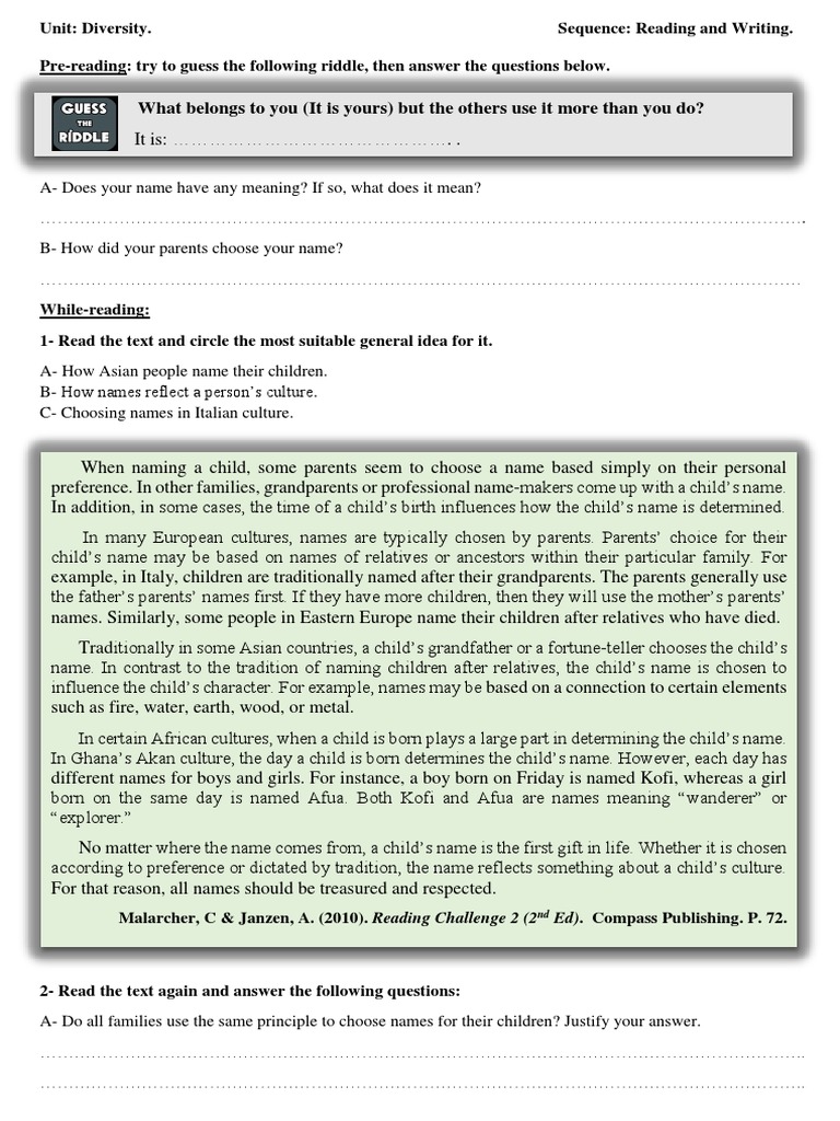 Diversity Reading and Writing | PDF | Linguistics | Syntax