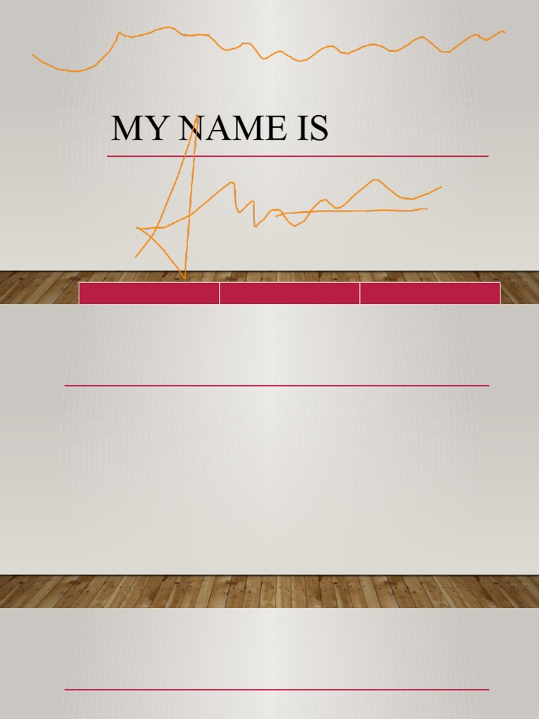 My Name Is | PDF