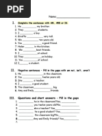 So and Such Grammar Exercise | PDF