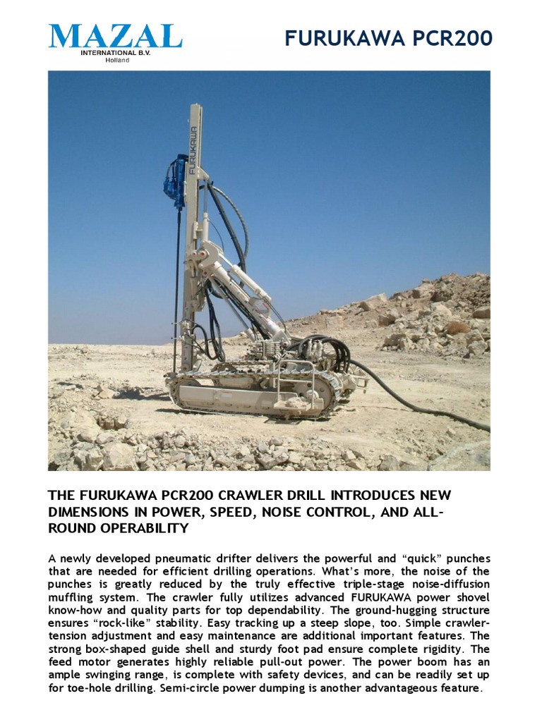 PCR200 Brochure | PDF | Drilling | Engines