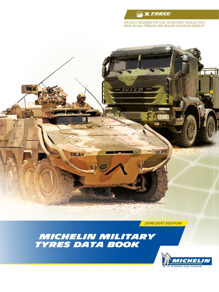 Michelin Military Tyres Data Book | PDF | Tire | Wheel