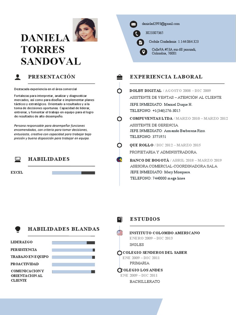 CV - Daniela Torres | PDF | Business