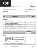 Electrical Equipment Safety Checklist | PDF | Electrical Wiring | Power ...