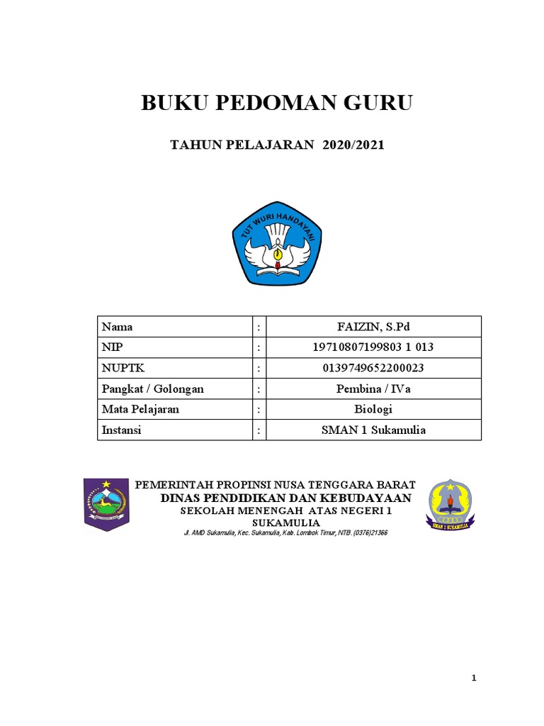 Buku Pedoman Guru | PDF