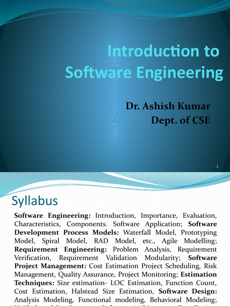 Software Engineering Syllabus Guide | PDF | Software Quality | Software
