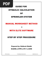 NFPA-13 Pipe Schedule Method For Firefighting Sprinkler System ...