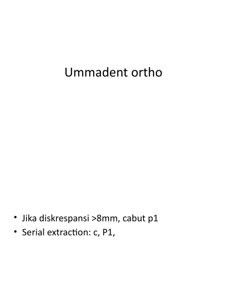 Ummadent Ortho | PDF