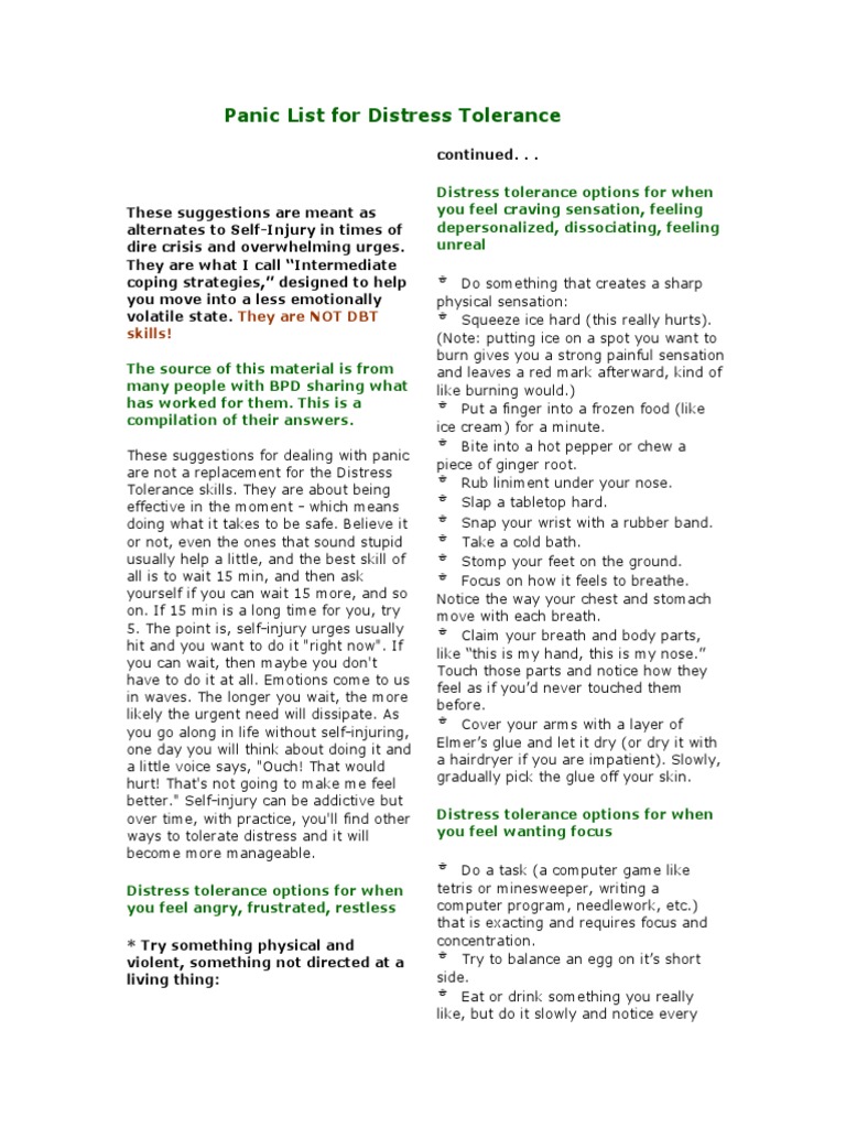 Part Two Distract Skills Actitivities, Contributing & Comparison | PDF ...