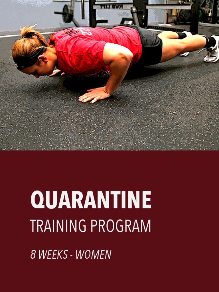 Quarantine Workout Program Women | PDF | Human Body | Dance Science