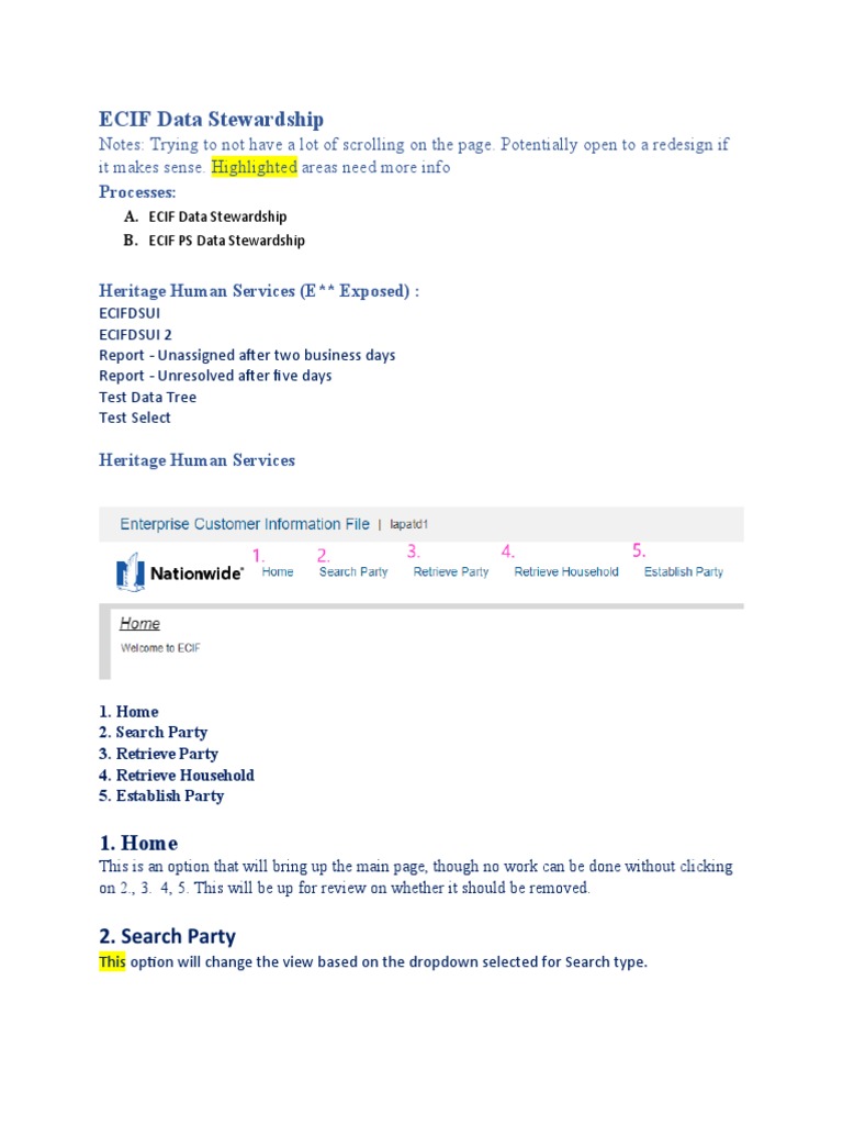 ECIF Data Management Guide | PDF | Computer Data | Information Technology