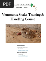Awareness Safety Talk SNAKE HAZARDS | PDF | Snake | Venomous Snakes
