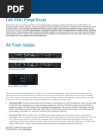 Dell PowerScale A300/A3000 Spec Sheet | PDF | Hard Disk Drive | Scalability