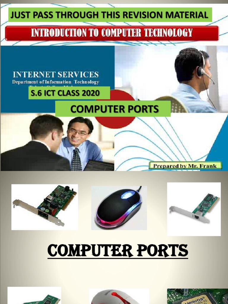 Computer Ports PDF | PDF | Computer Data Storage | Usb