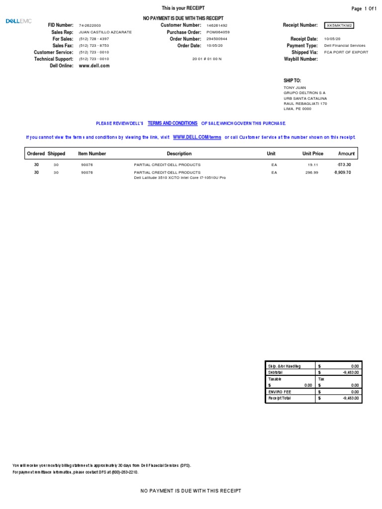 Ordered Shipped Item Number Description Unit Unit Price Amount | PDF ...