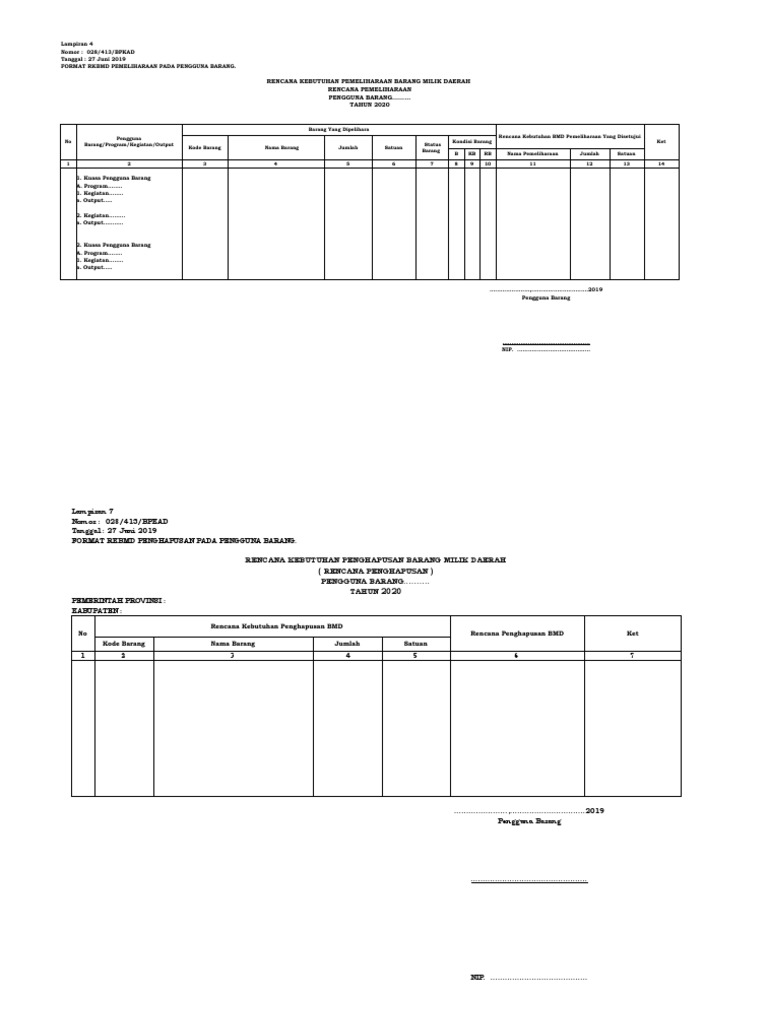 Form RKBMD 19-1 | PDF