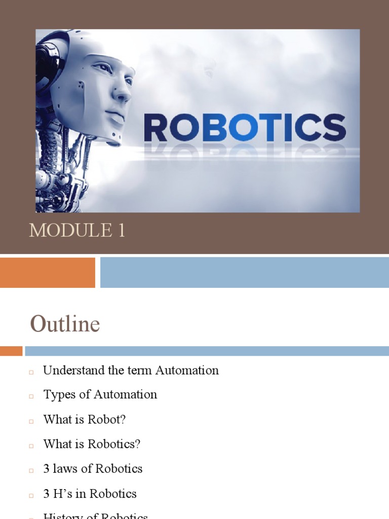 ROBOTICS | PDF | Automation | Robotics