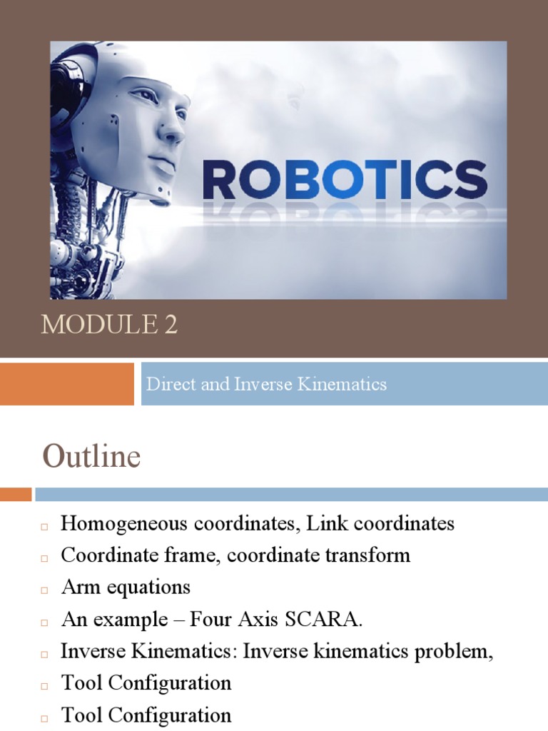 Direct and Inverse Kinematics | Download Free PDF | Kinematics | Rotation Around A Fixed Axis