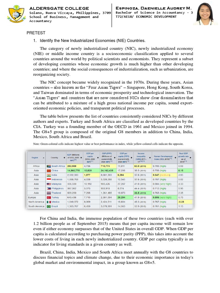 Economic Development. MODULE 3 | PDF | World Economy | Economies