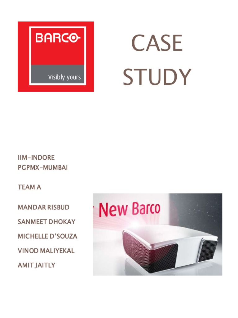 Barco's Strategy Against Sony's Competition | PDF | Sony | Pricing