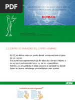 Centro de Gravedad Del Cuerpo Humano | PDF | Centro de masa | Gravedad