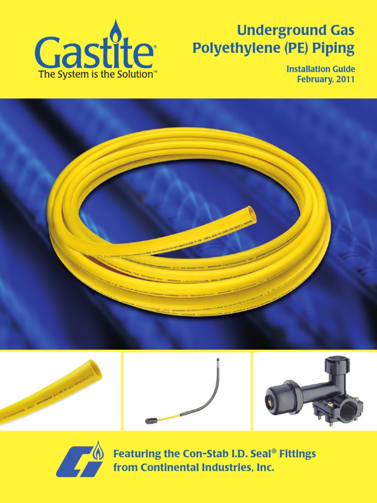 Gastite Underground Gas Polyethylene Piping Installation Guide PDF ...