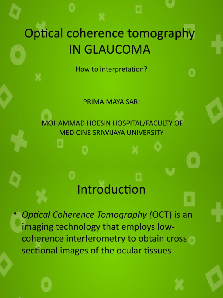 OCT Interpretation in Glaucoma Diagnosis | PDF | Retina | Interferometry