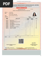 B.tech Marksheet | PDF