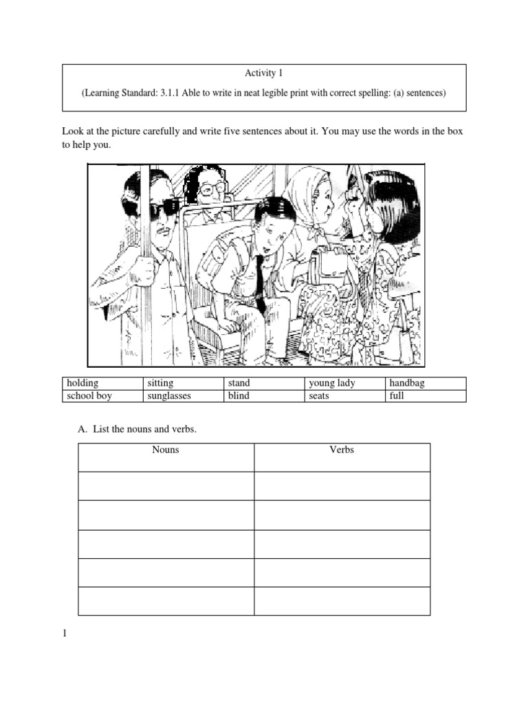 English (Year 6) | PDF | Verb | Subject (Grammar)