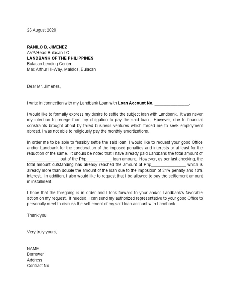 Ranilo B. Jimenez Landbank of The Philippines | PDF