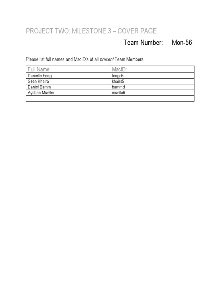 Mon56 p2 Milestone3 Modelling | PDF | Computing | Computing And Information Technology