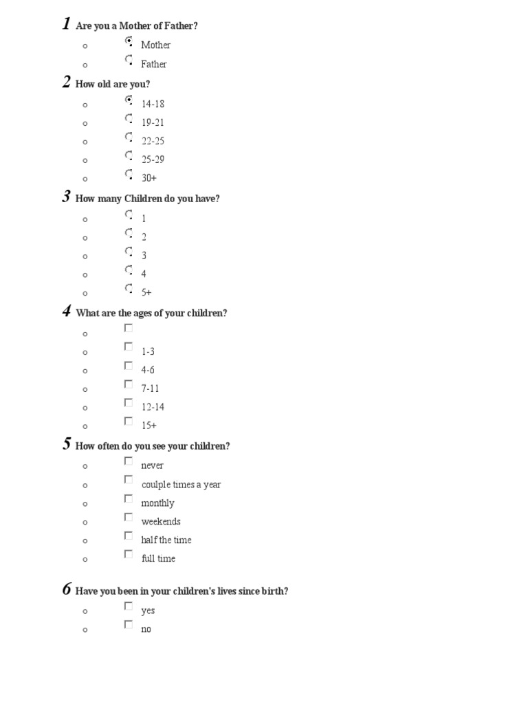 SP Questionnaire | PDF
