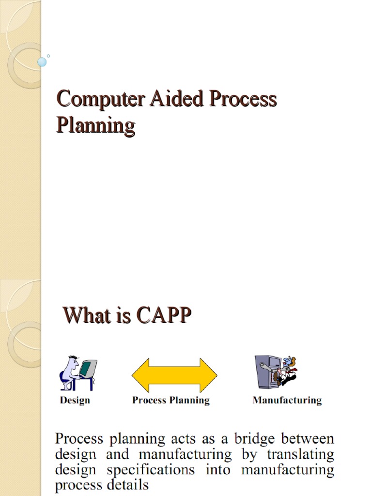 Computer Aided Process Planning | PDF | Technology & Engineering