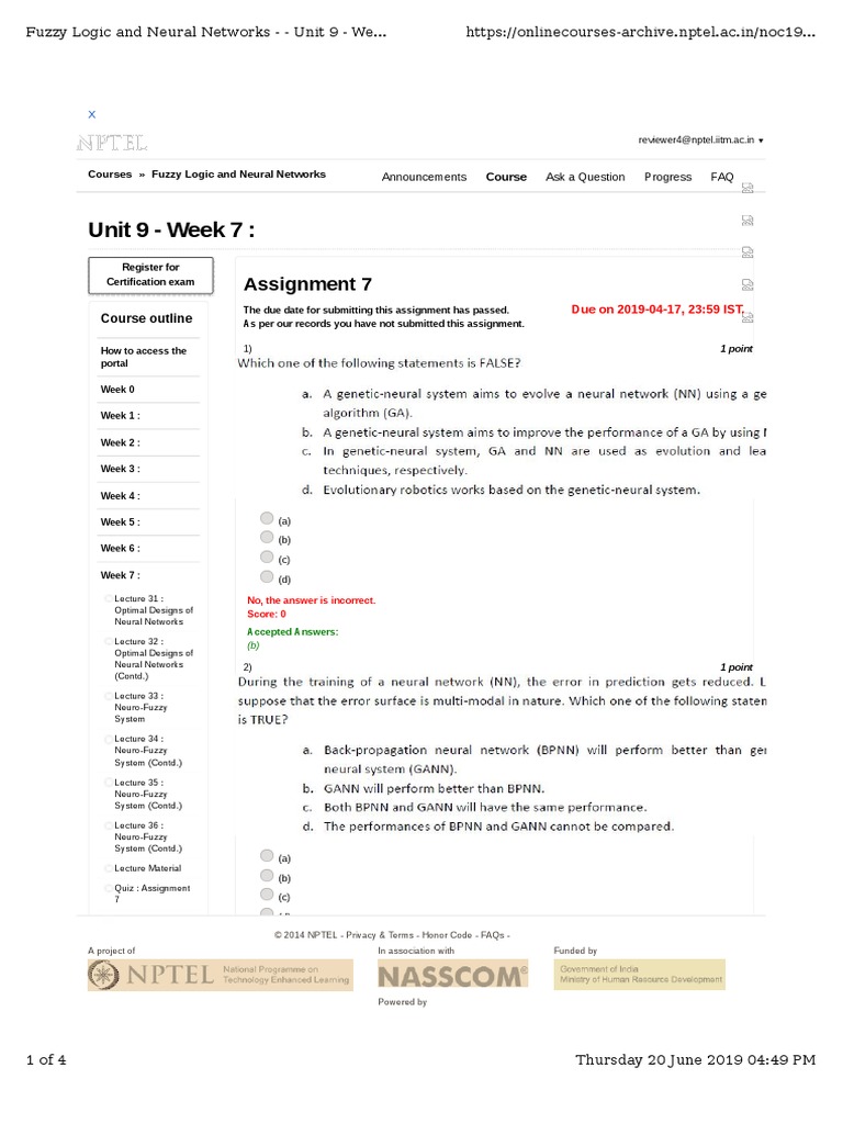 Unit 9 - Week 7:: Assignment 7 | PDF | Cybernetics | Cognition