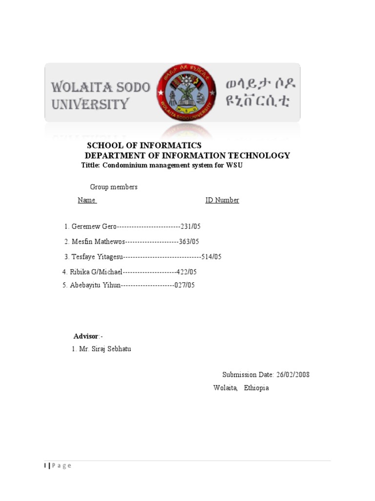 School of Informatics: Department of Information Technology | PDF | Use Case | Databases