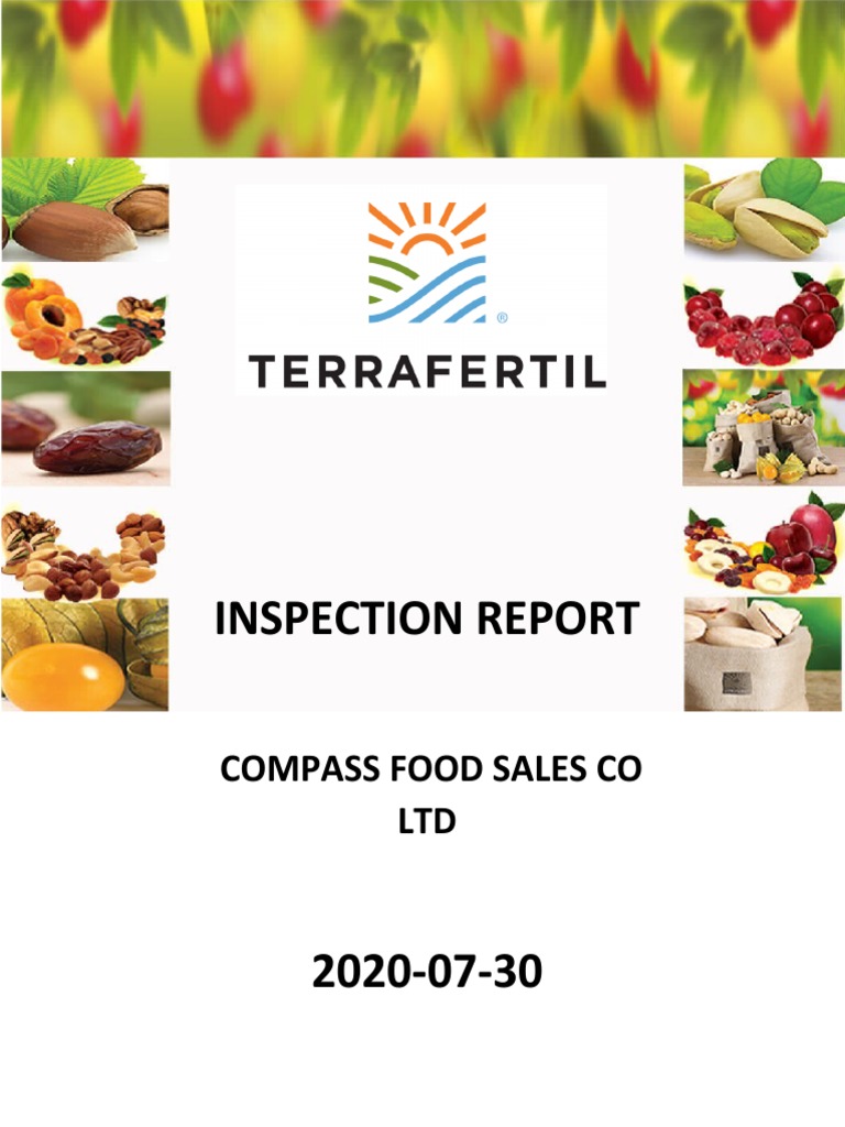 Inspection Report: Compass Food Sales Co LTD | PDF | Business | Home ...